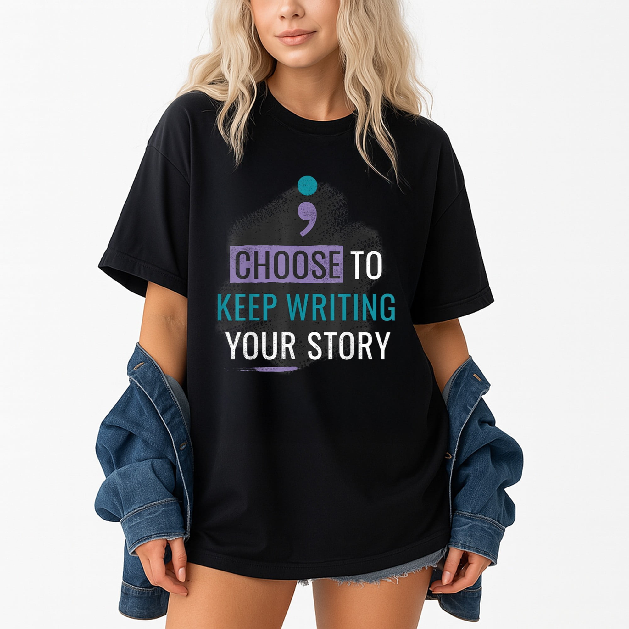 Choose To Keep Writing Your Story Inspirational Quote – T-Shirt ...