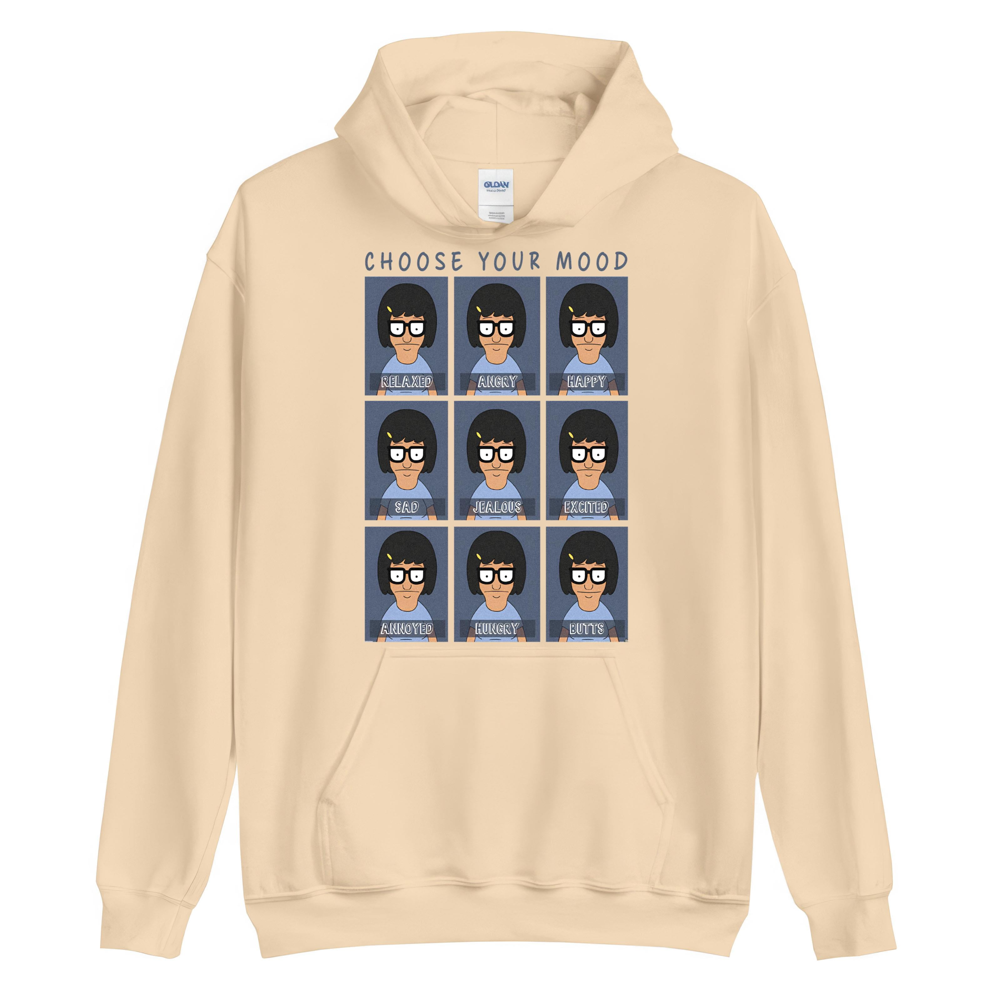 Choose Your Mood Shirt-graphic tees,tina belcher shirt,bob's burgers ...