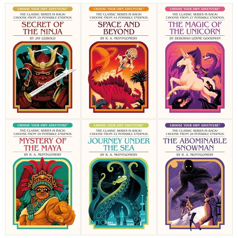 Choose Your Own Adventure 6 Books Collection Set (Space and Beyond ...