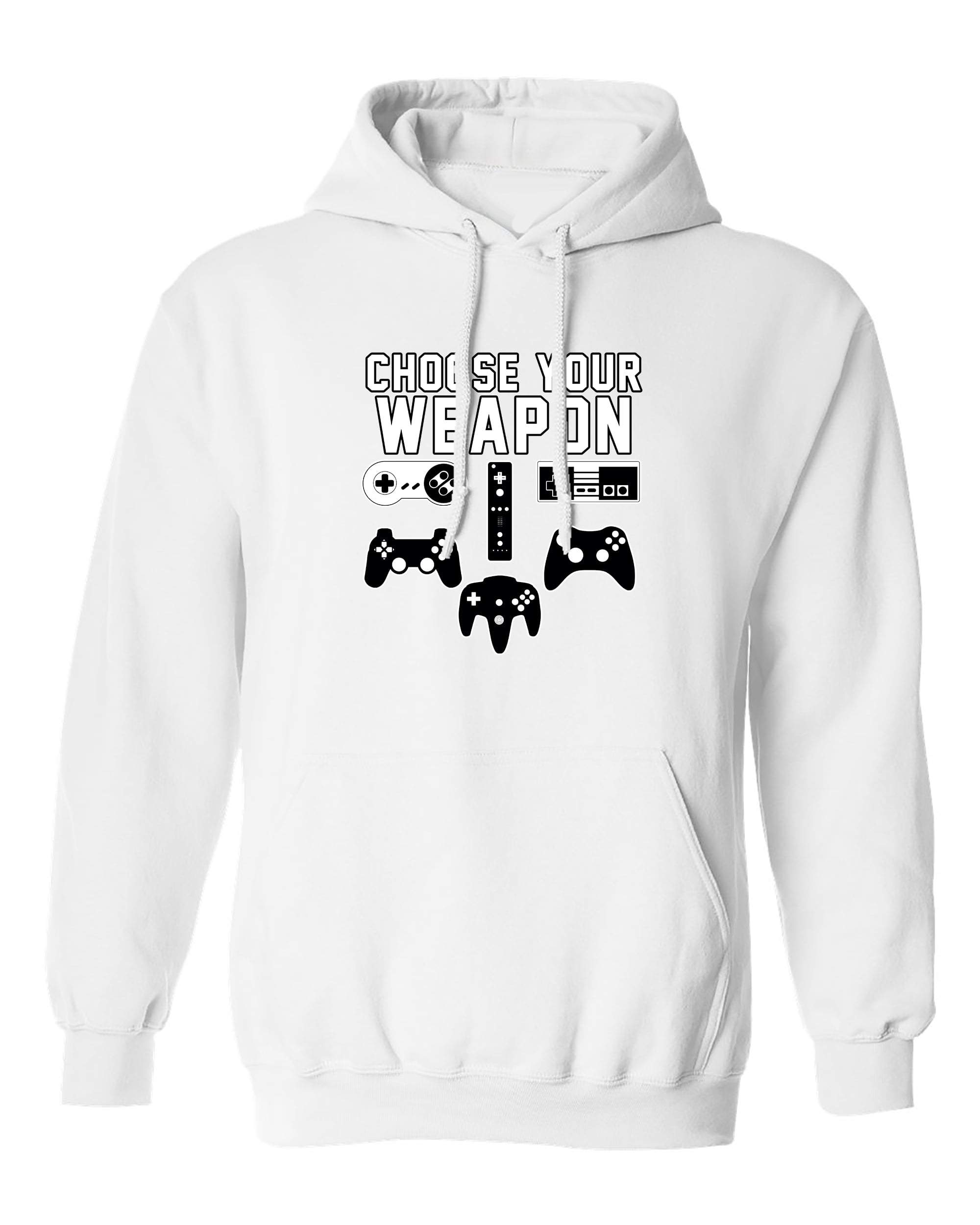 Choose Your Weapon Gaming Console Gamer Funny DT Sweatshirt Hoodie ...