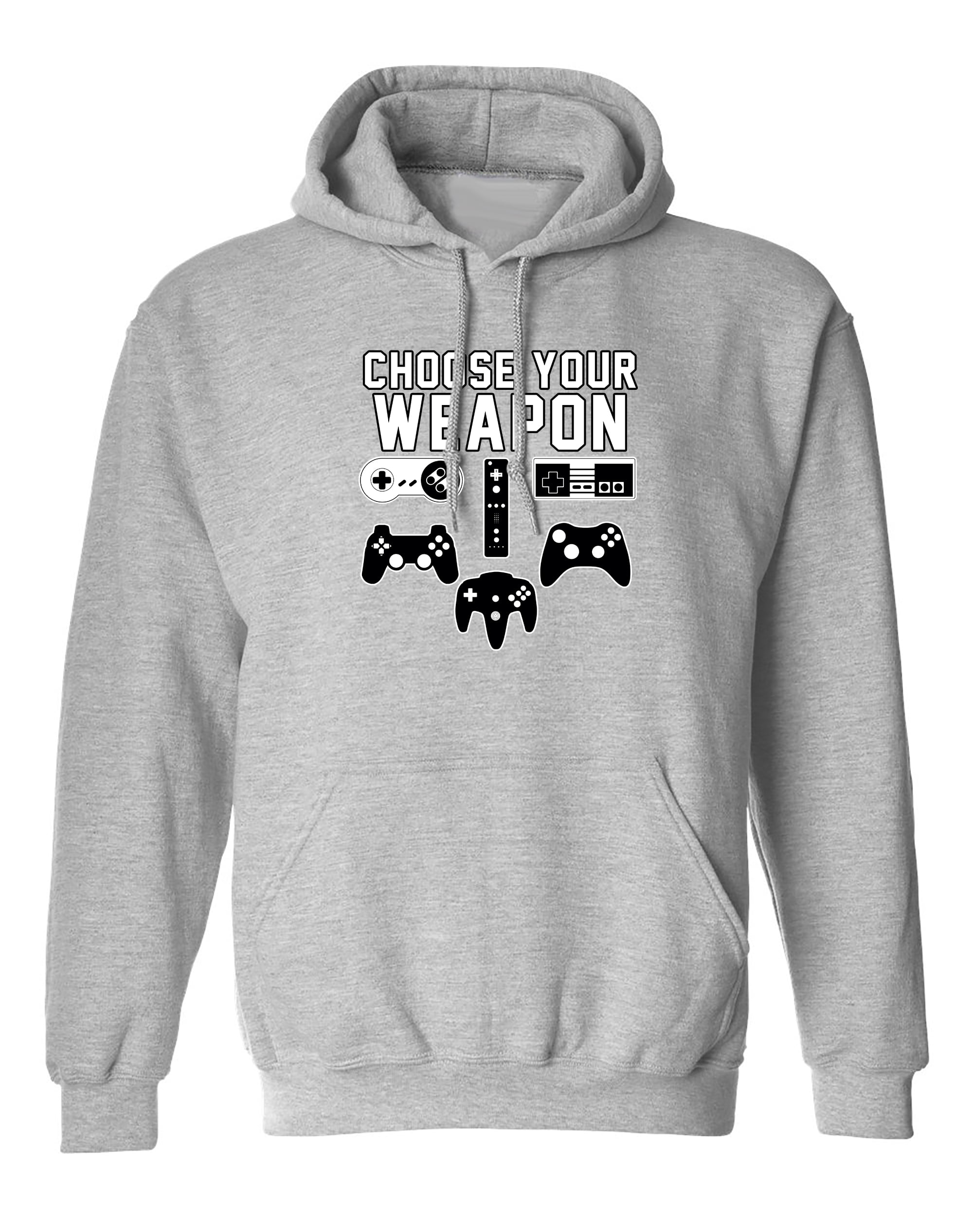 Choose Your Weapon Gaming Console Gamer Funny DT Sweatshirt Hoodie ...