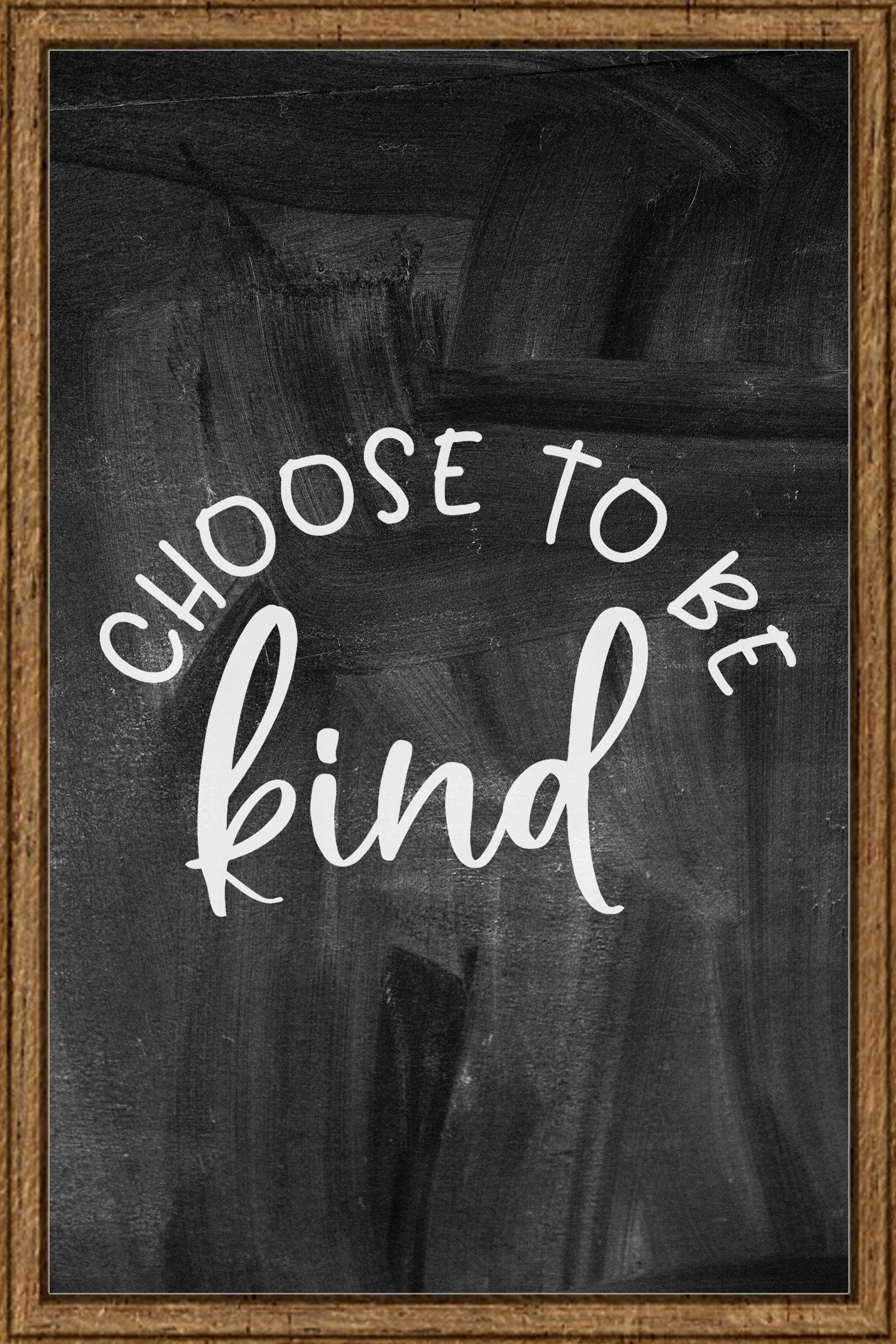 Choose to be kind cursive nice friendly kindness spread love Tin Sign ...