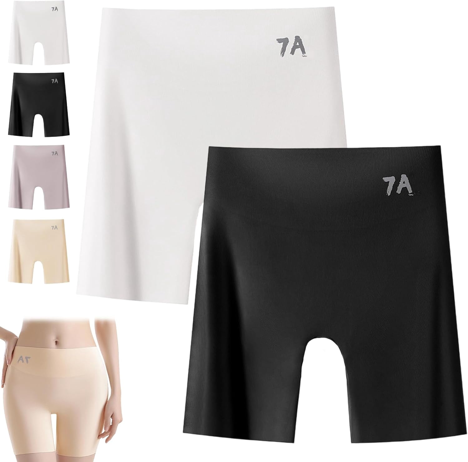 Choosemuc Underwear, 3-in-1 Panty Shorts High-Waist & Butt-Lifting Ice ...