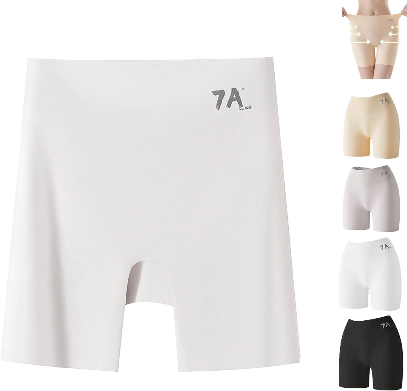 Choosemuc Underwear, Women's High-Waisted Ice Silk Tummy Control and ...