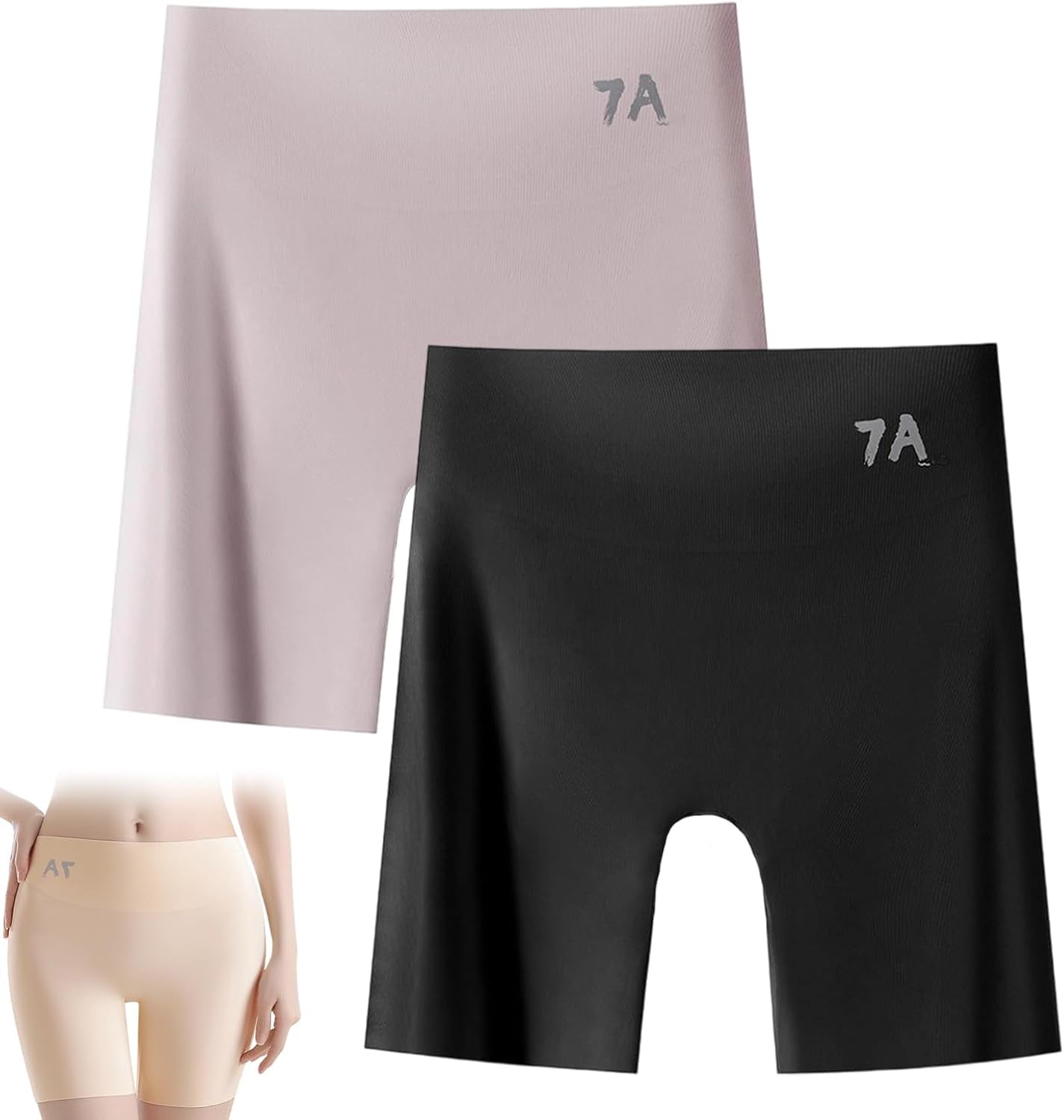 Choosemuc Underwear, Women's High-Waisted Ice Silk Tummy Control and ...