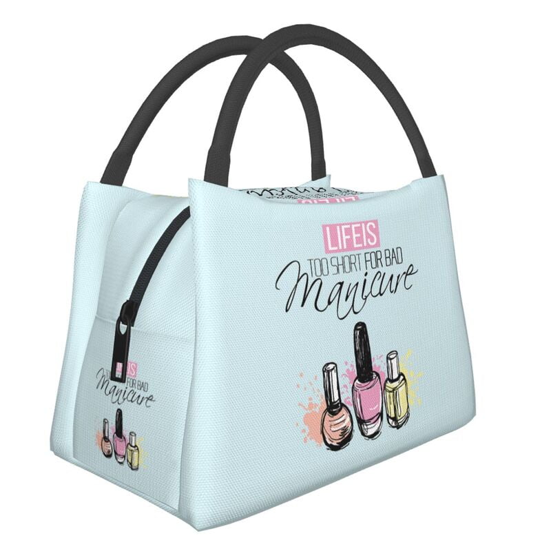 Choosing My Nail Art Insulated Lunch Bags for Work Office Manicurist ...