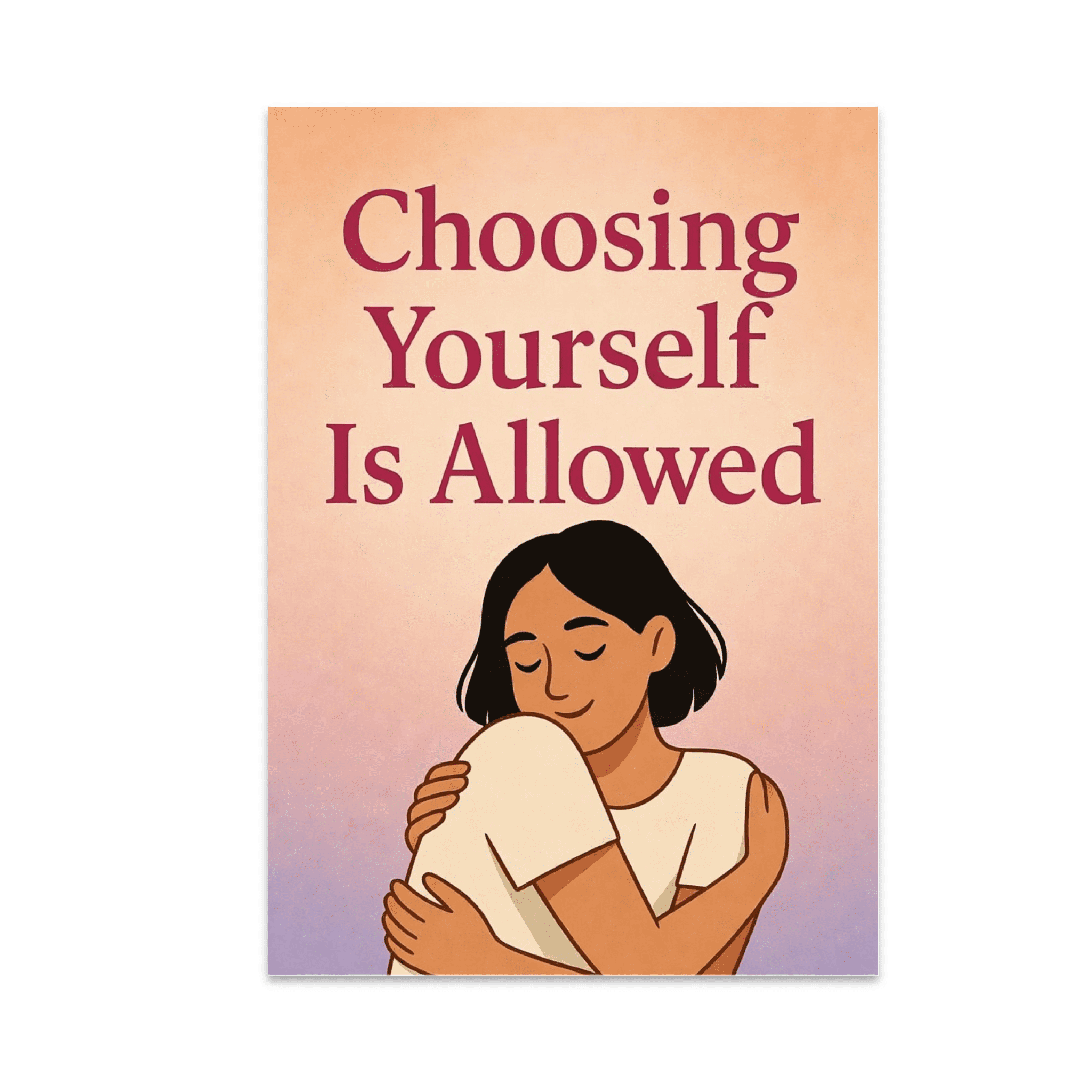 Choosing Yourself Is Allowed - Self-Love Enthusiast - 13x19 Poster ...