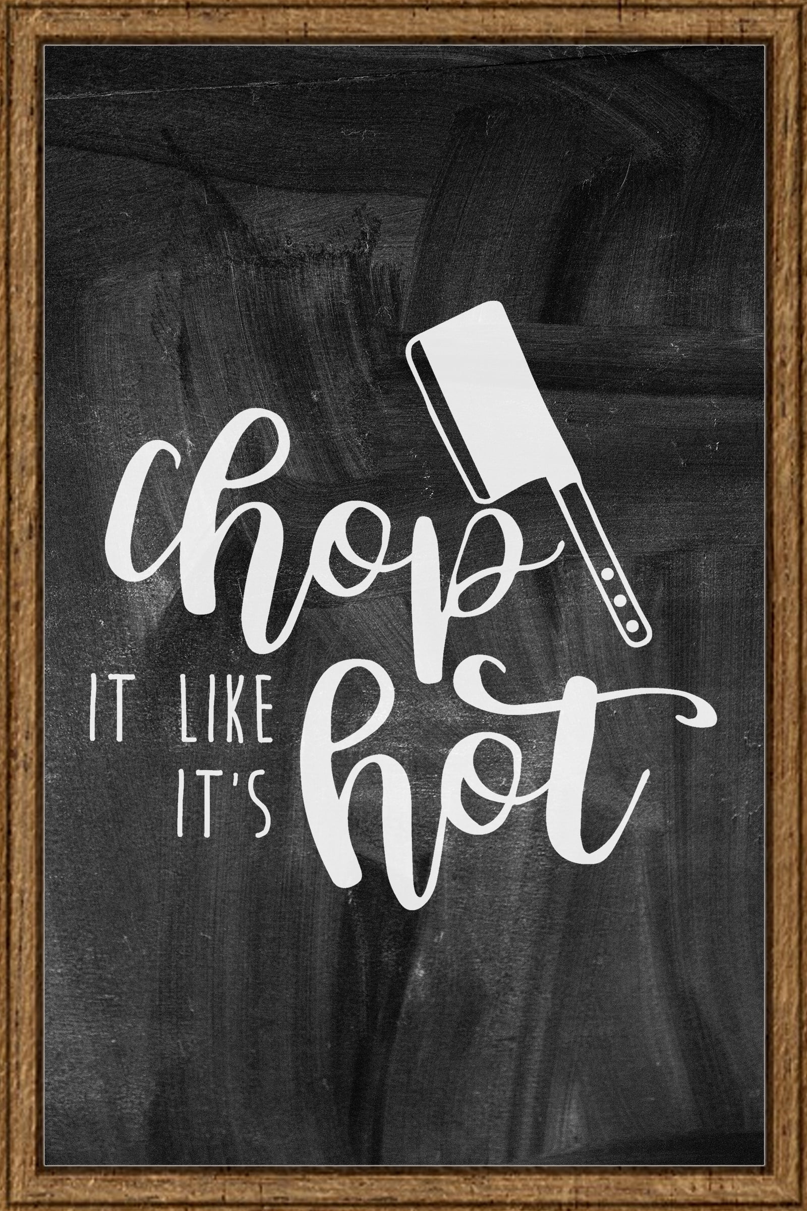 Chop It Like It's Hot Cooking Baking Humor Utensils Chef Skills Tin ...