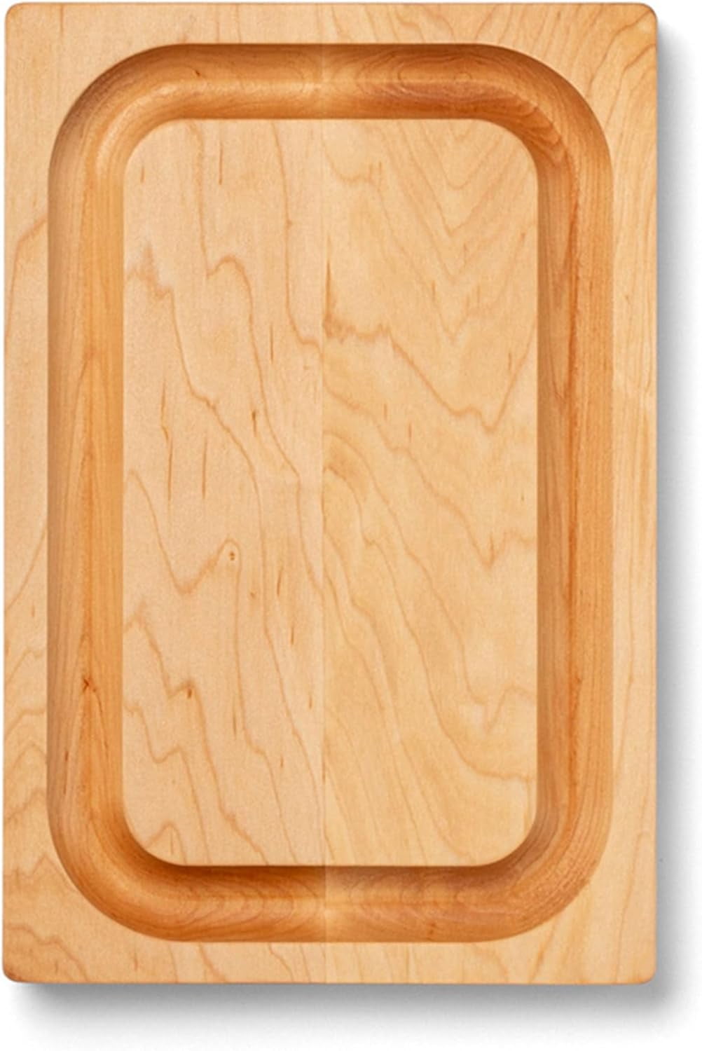 Chop-N-Slice Series, 12" x 8" Maple Cutting Board w/Juice Groove, 1 ...