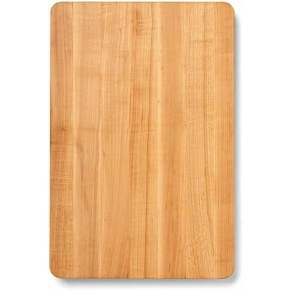 Chop-N-Slice Series Rectangular Wooden Maple Cutting Board 16”x10” – 1 ...