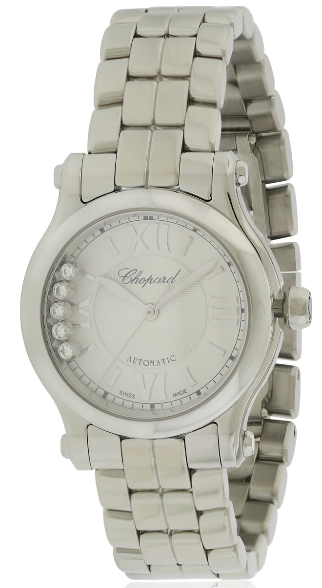 Chopard Happy Sport Diamond Automatic Ladies Watch 278573-3002 ...