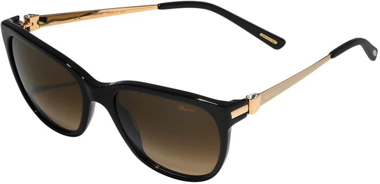 Chopard SCH204S Sunglasses Shiny Black 700X - Walmart.com