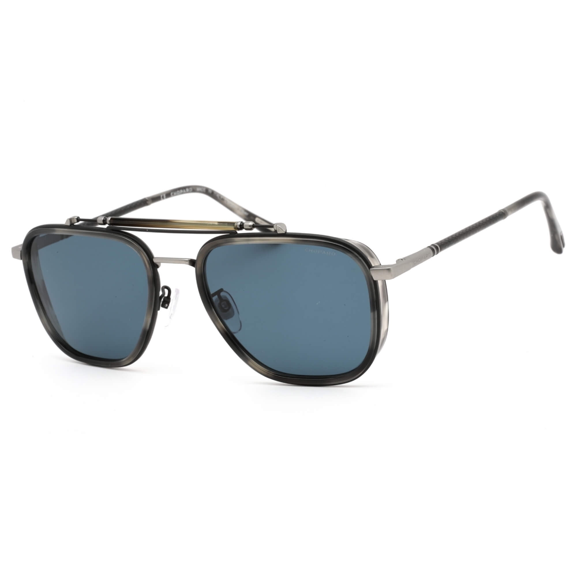 Chopard SCHF25 3AMP Men's Aviator Plastic/Metal Frame Sunglasses ...