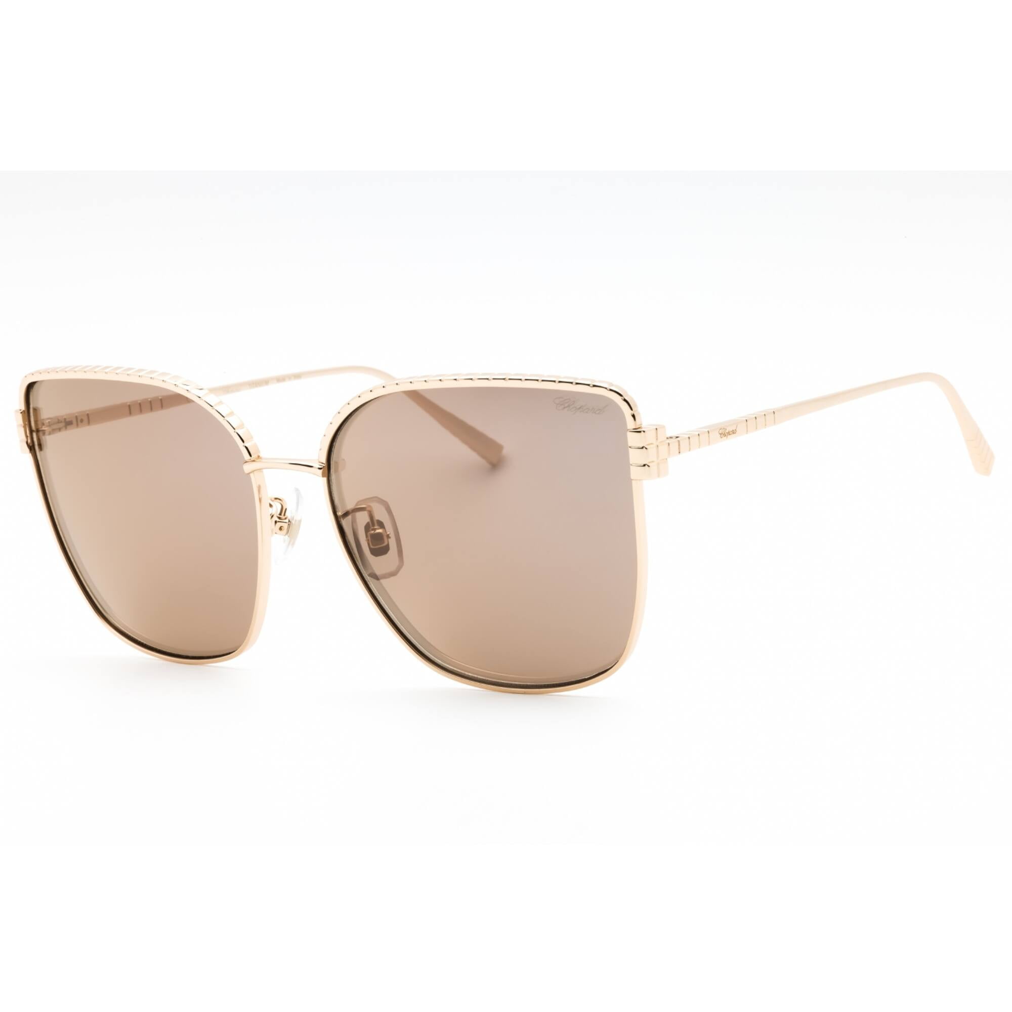 Chopard SCHG67M 300X Women's Shiny Rose Gold Frame Sunglasses - Walmart.com