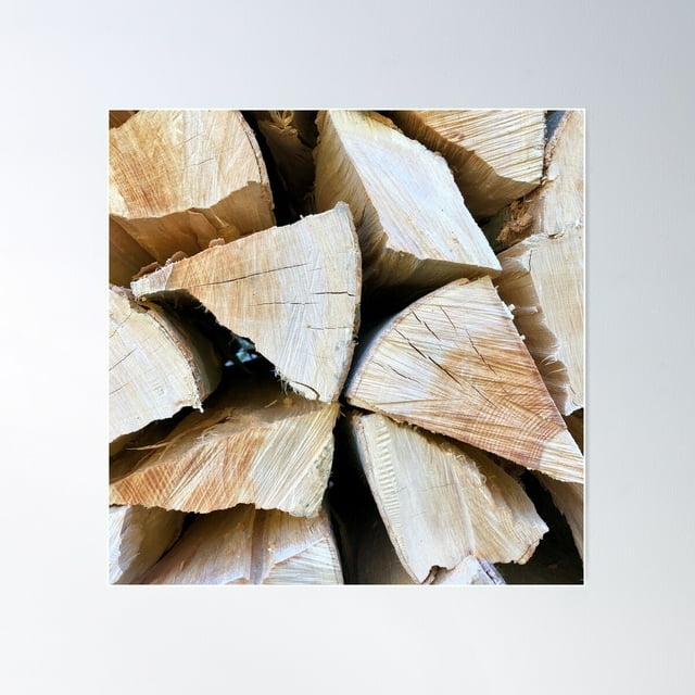 Chopped Logs Poster Wall Art, Modern Wall Decor For Living Room Bedroom ...