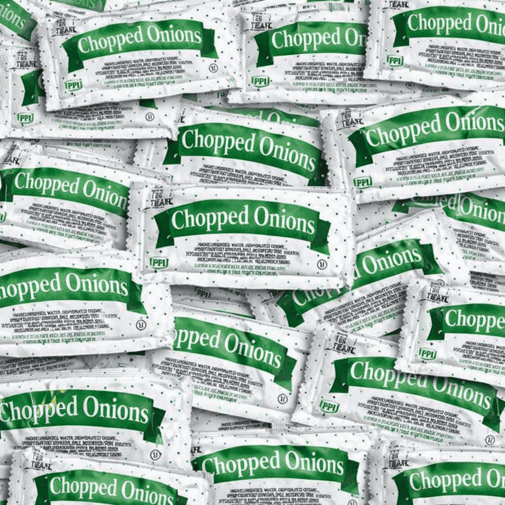 Chopped Onion Packets, 30 Count – Single Serve Diced Onion Condiment ...