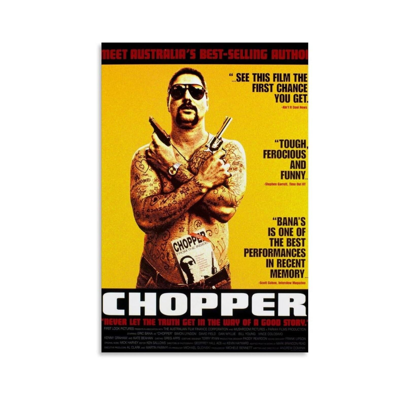 Chopper(2) movie Poster Posters Wall Art Painting Canvas Living Room ...