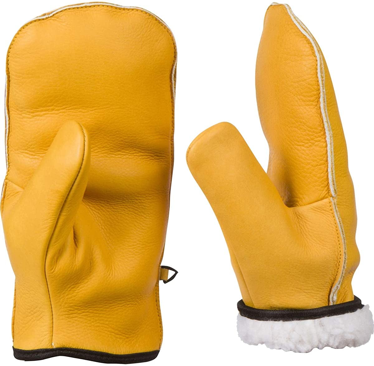 Chopper Mitts, Top-Grain Cowhide Leather, Sherpa Lined Cold Weather ...