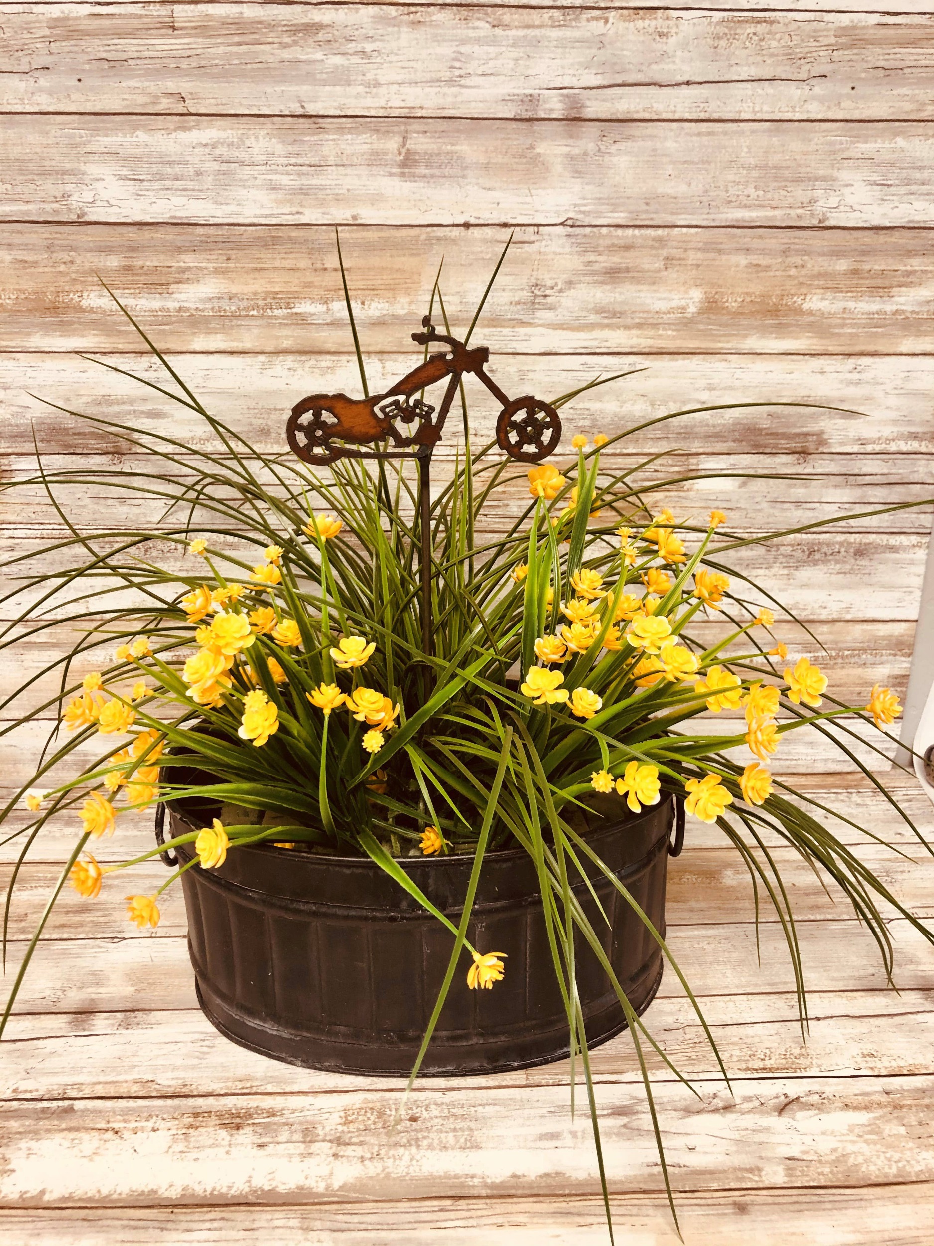 Chopper Motorcycle Garden Plant Stake - Walmart.com