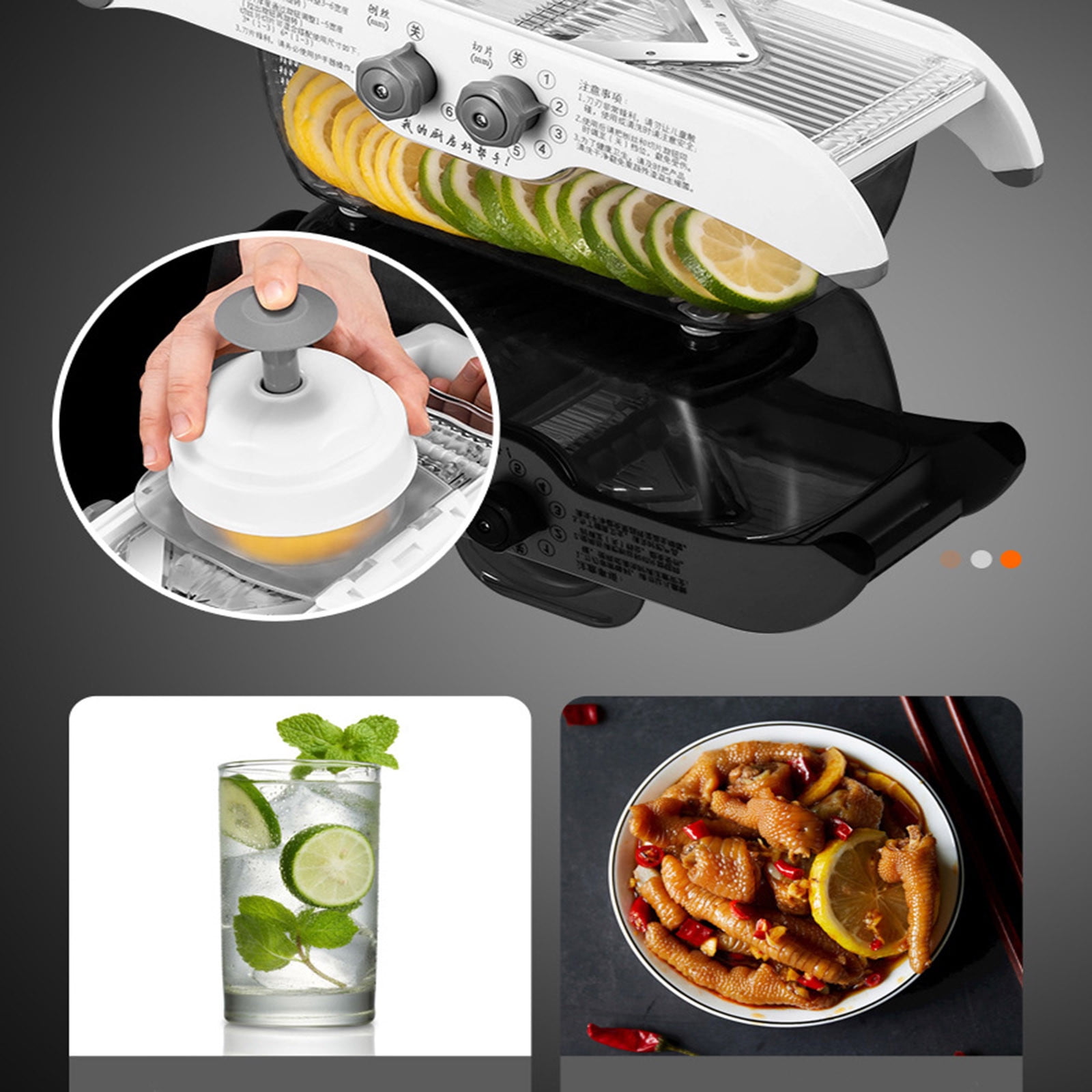 Chopper Vegetable Cutter Multifunctional Vegetable Cutter Slicer ...