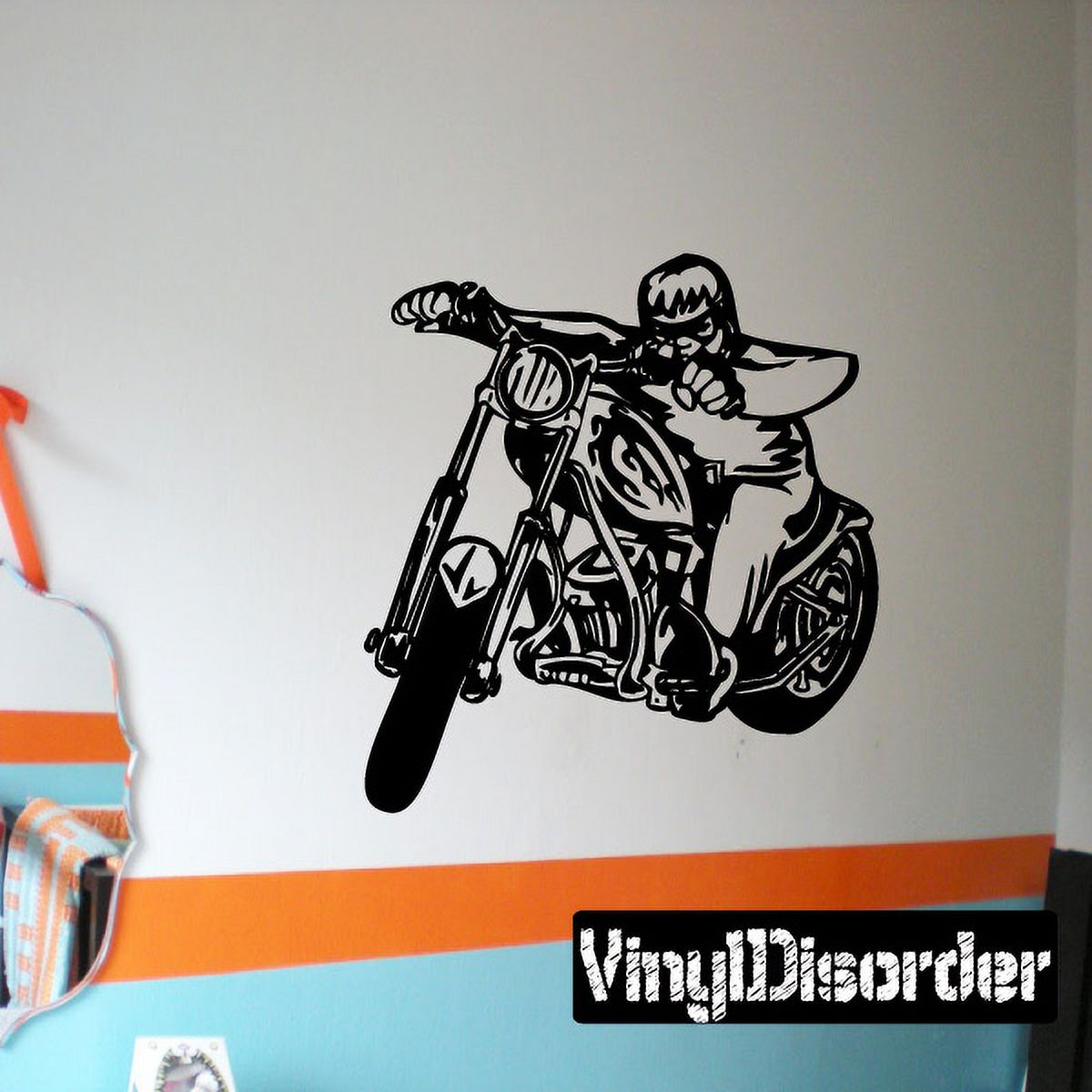 Chopper Wall Decal - Vinyl Decal - Car Decal - DC 052 - 36 Inches ...