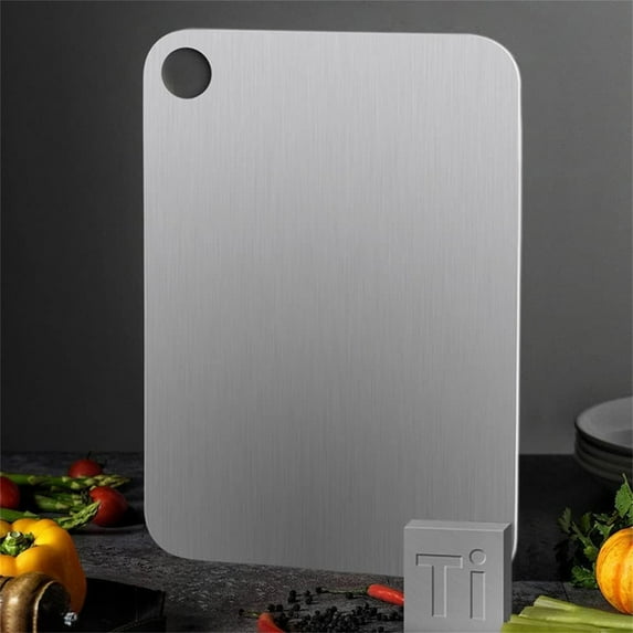 Chopping Board Kitchen Utensil - Stainless Steel, Double-Sided Design ...