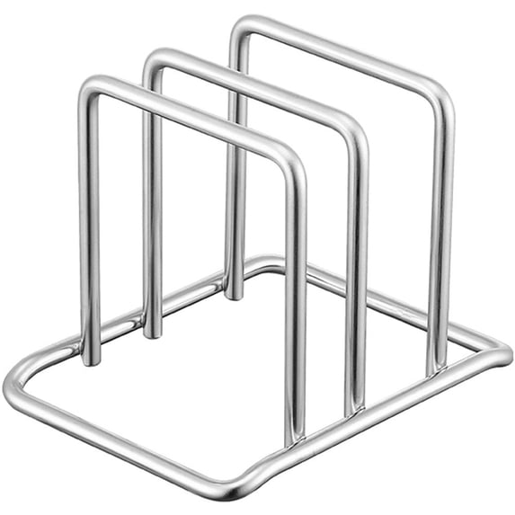 Chopping Board Rack Stand Stainless Steel Cutting Board Holder Compact ...