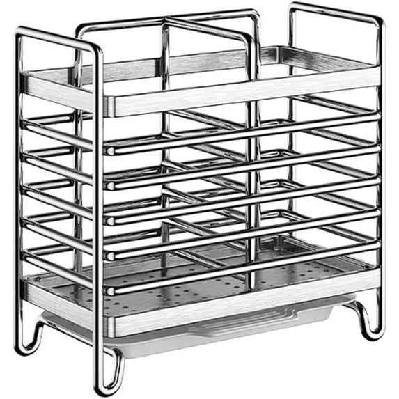 Chopstick Holder, Wall-Mounted and Countertop Storage, Stainless Steel ...