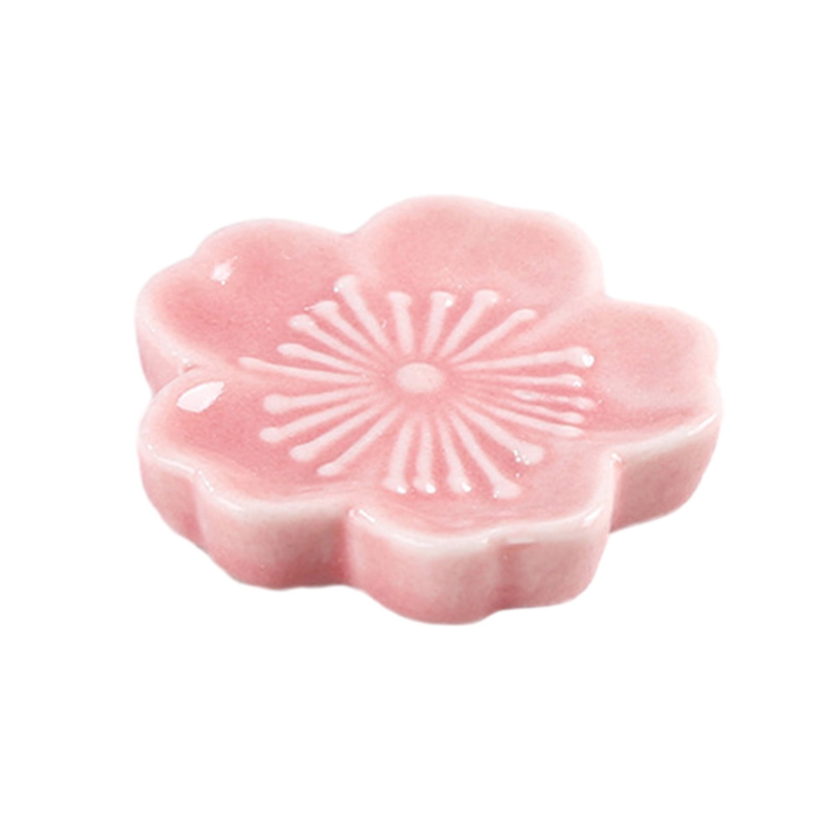 Chopstick Rest Sakura Shape - Ceramic Chopstick Holder, Versatile ...