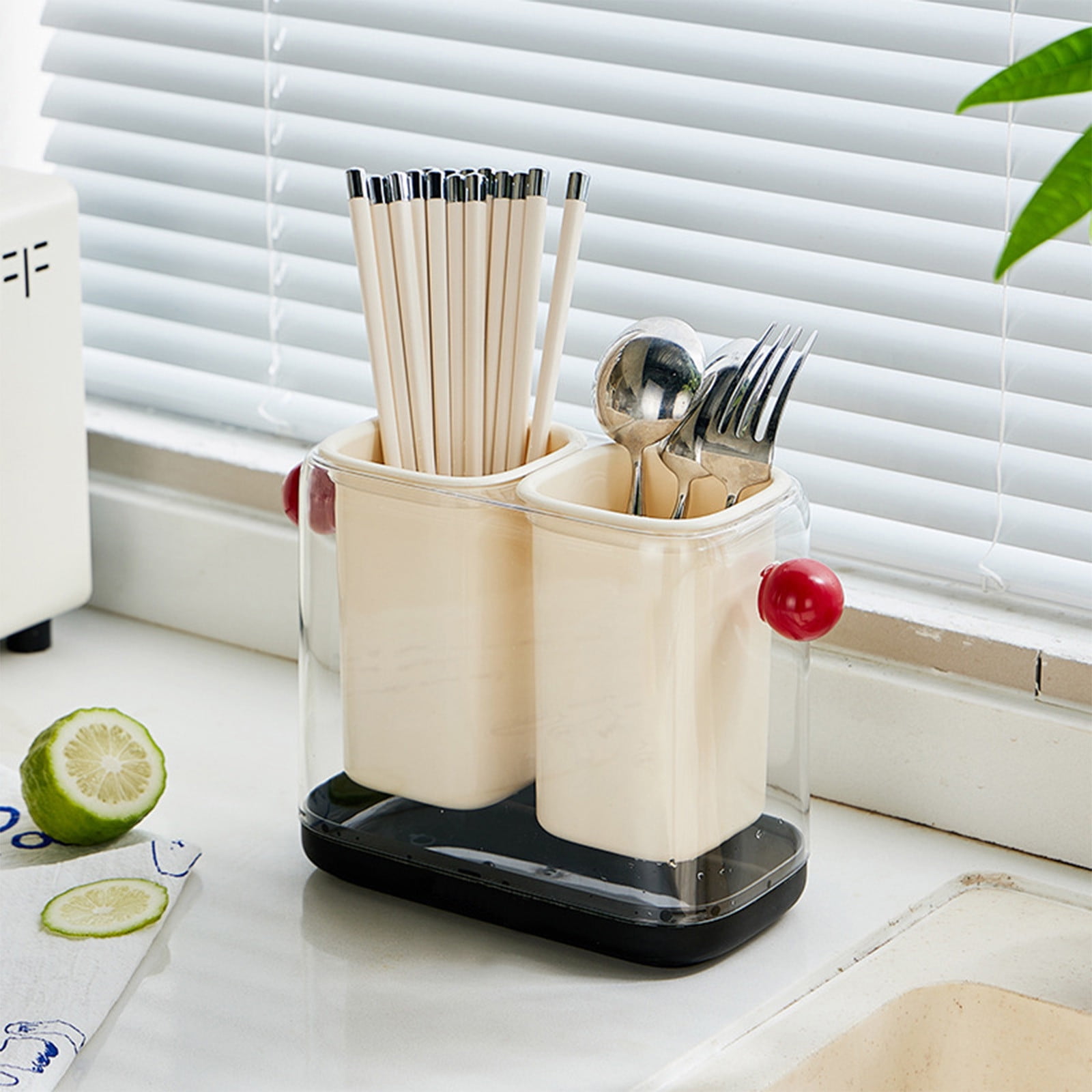 Chopsticks Storage Box Wall Mounted Kitchen Rack | Modular Drainage ...