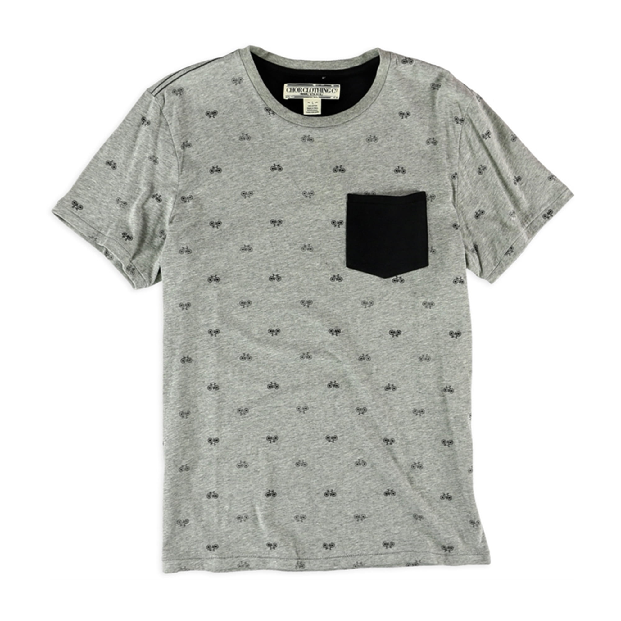 Chor Clothing Company Mens Anchor Print Graphic T-Shirt, Grey, Medium ...