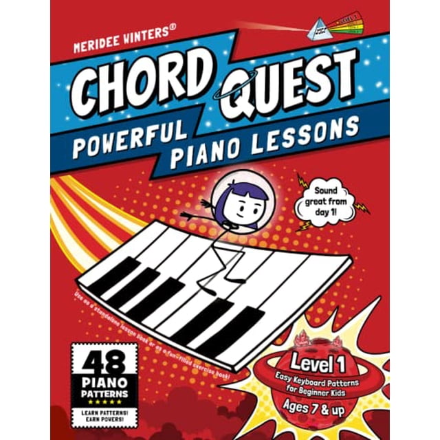 Pre-Owned Chord Quest Powerful Piano Lessons Level 1: Easy Keyboard ...