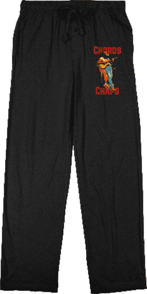 Chords & Chaps Cowboy Americana Men's Black Sleep Pajama Pants-Large ...