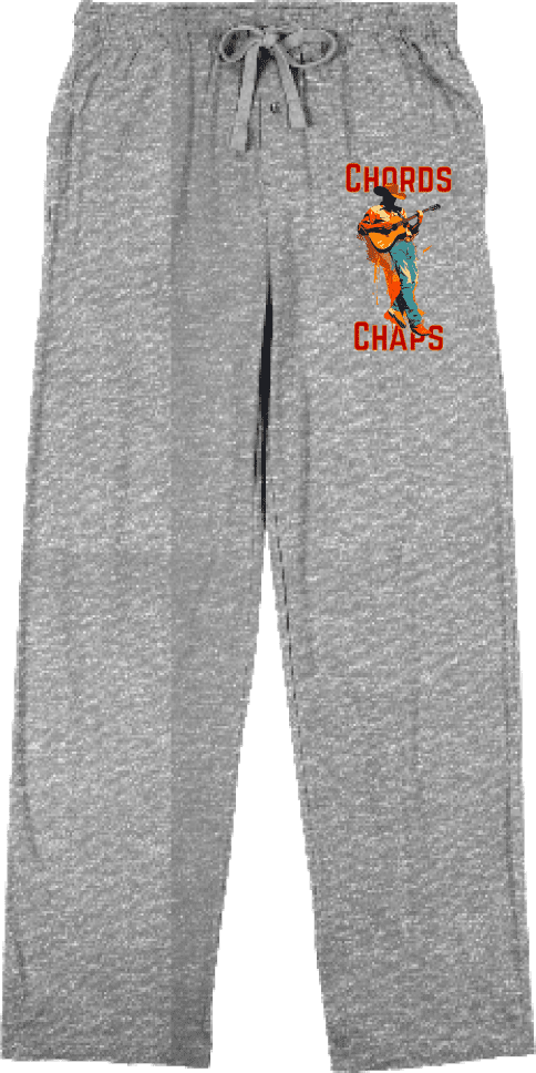 Chords & Chaps Cowboy Americana Men's Heather Gray Sleep Pajama Pants ...