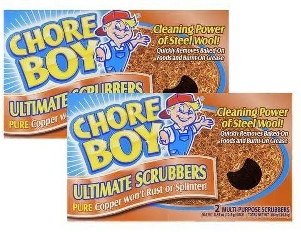 Chore Boy Copper Scouring Pad 4 Count - Walmart.com