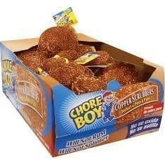 Chore Boy Copper Scrubber 36 Pieces Per Box. - Walmart.com