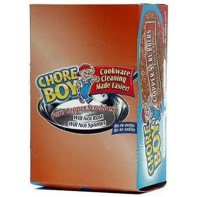 Chore Boy Copper Scrubber 36 Pieces Per Box. - Walmart.com