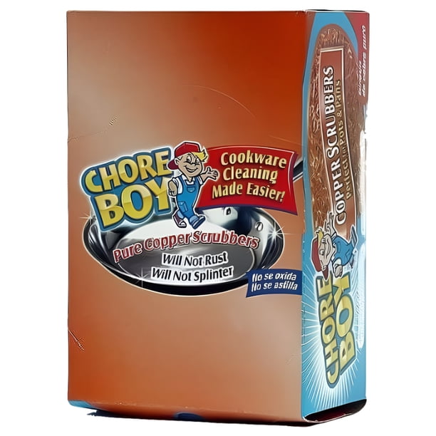 Chore Boy Copper Scrubber 36 Pieces Per Box. - Walmart Business Supplies