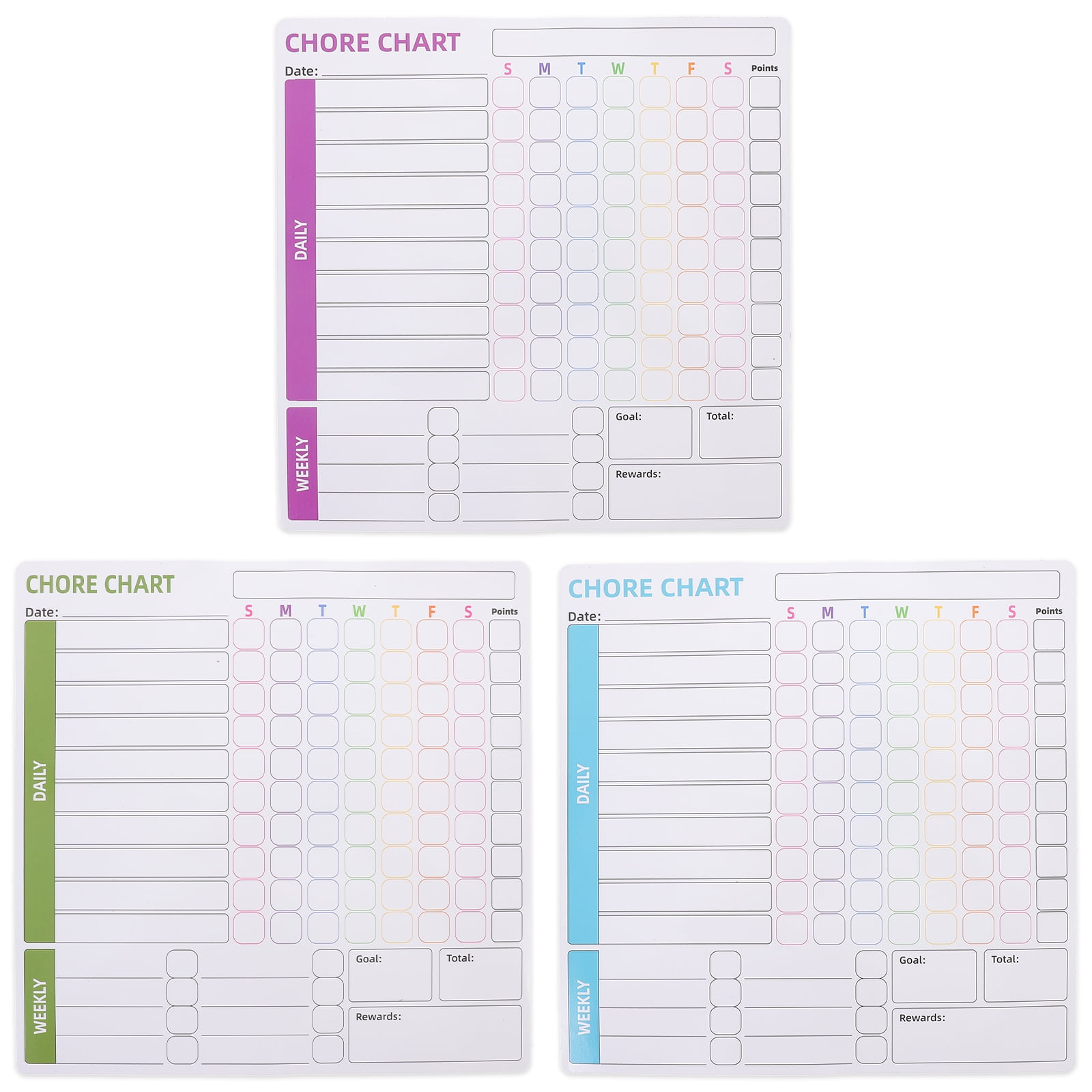 Magnetic Behavior Chart with PET Rubber Magnet for Teens Daily ...