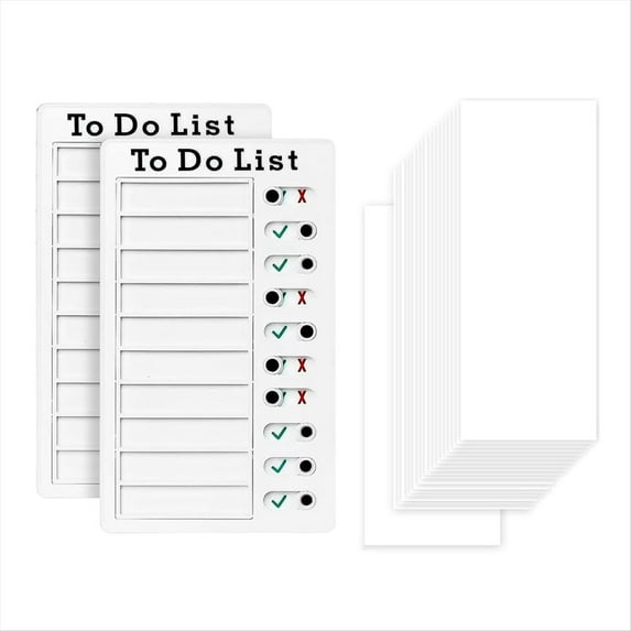 Chore Chart Check List Task Board with Slider Daily to Do Reminder ...