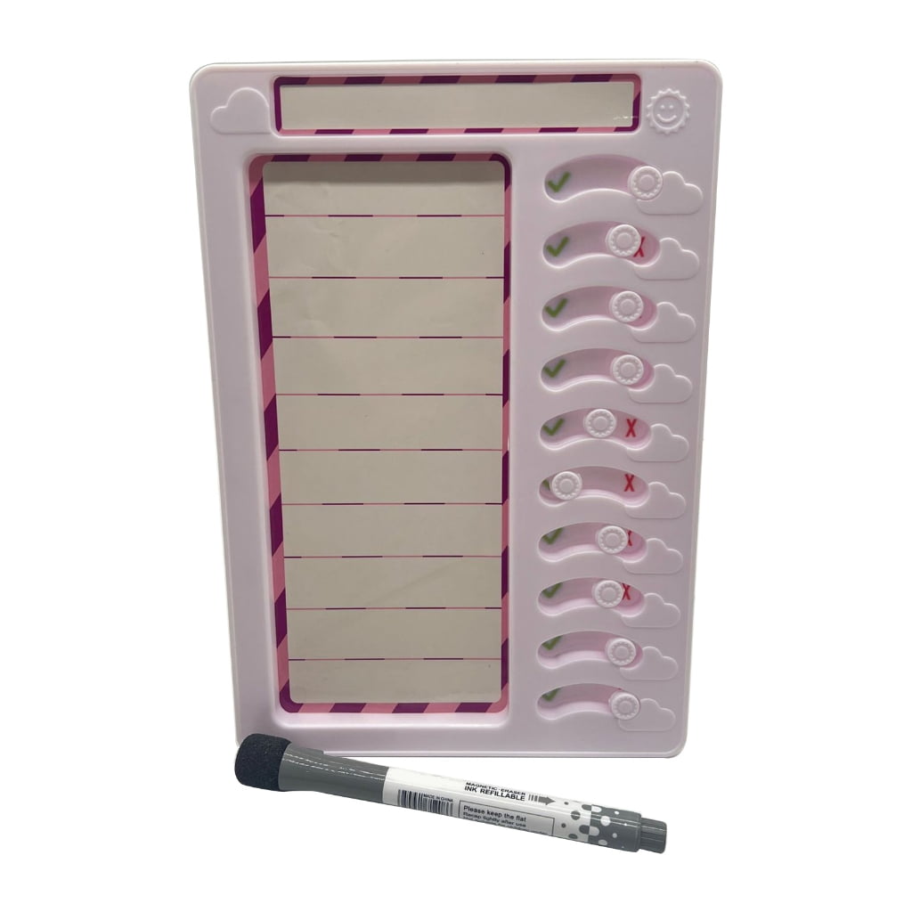 Chore Chart Erasable To Do List Planning Board Sliding Routine Chart ...