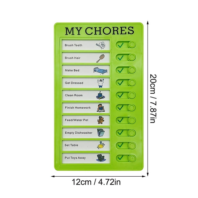 Chore Chart For Kids, Chore Chart For Adults Boards To Do List Rv Checklist Board Portable ...