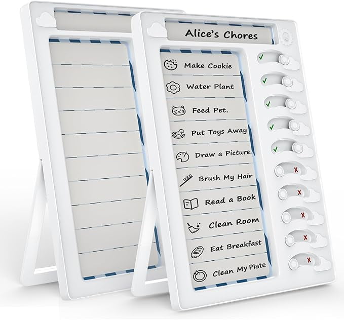 Chore Chart for Kids Sliding Routine Chart ADHD Tools for Kids to Do ...