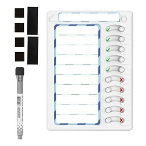 Jennakate Magnetic Mint Multiple Child Behavior Chore Chart- Daily ...