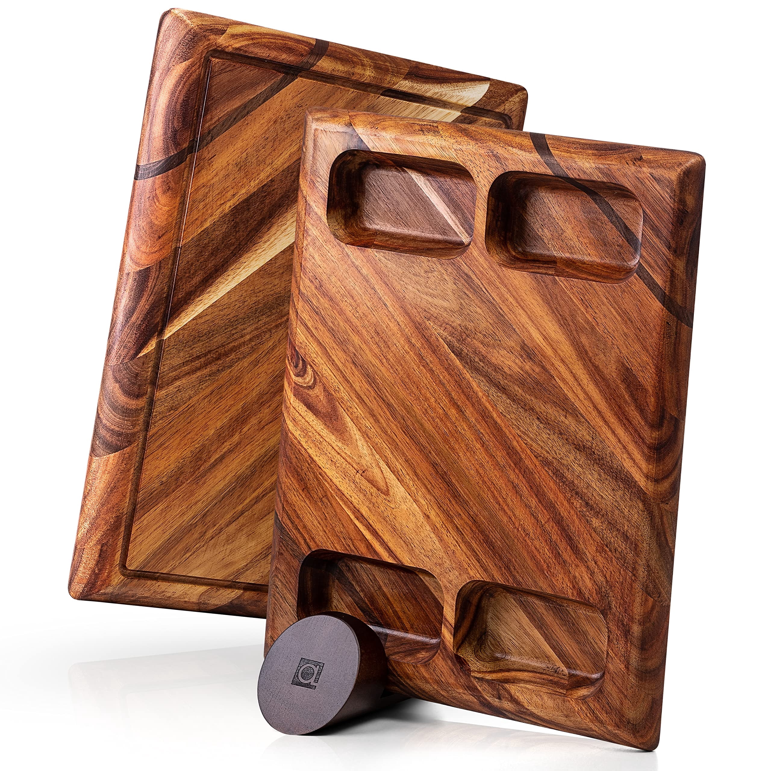 Chorus Wood Cutting Board Set with Juice Groove (3 Pieces) - Acacia ...