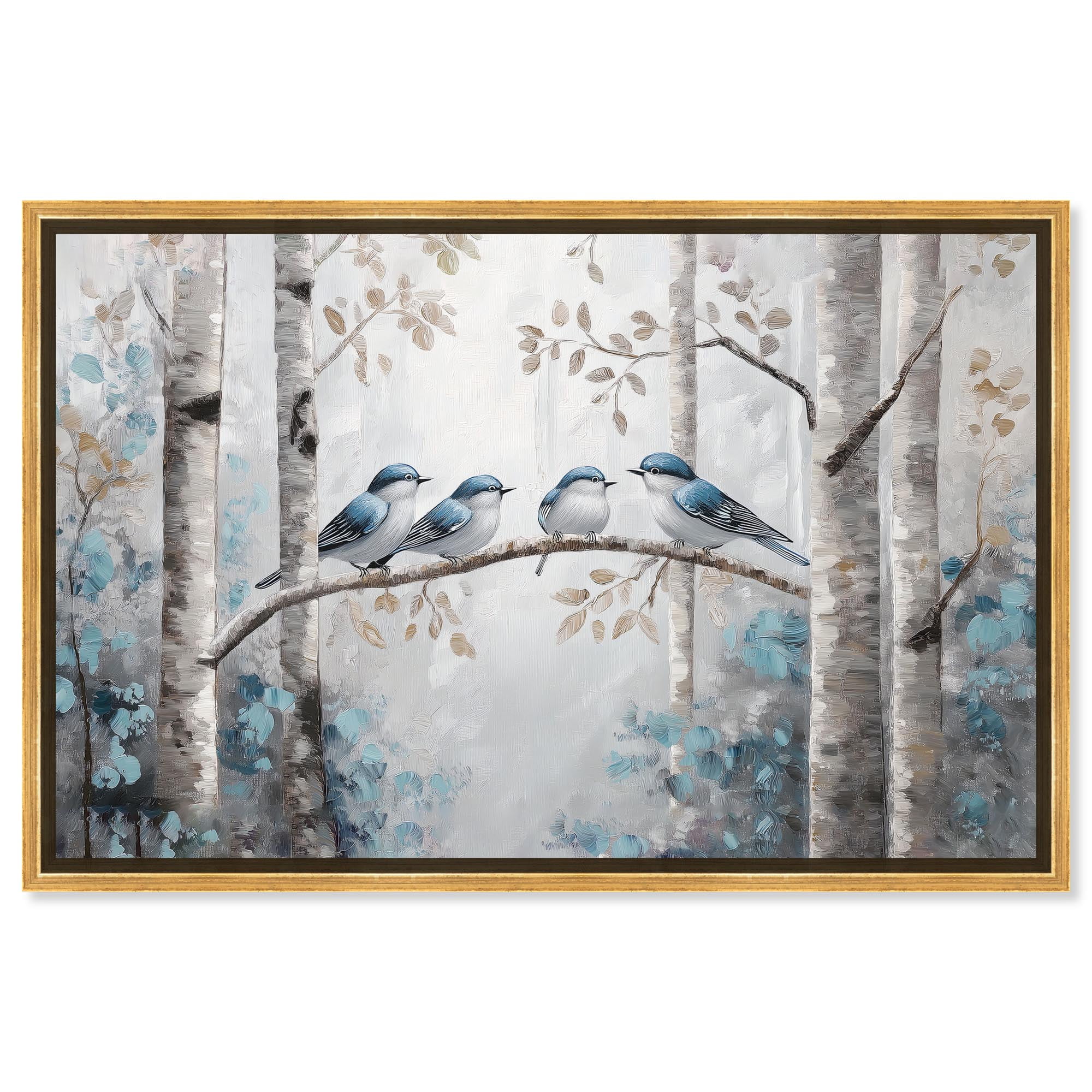 Chorus of the Woods Canvas Farmhouse Art by Art Remedy, Gold Frame, 45 ...