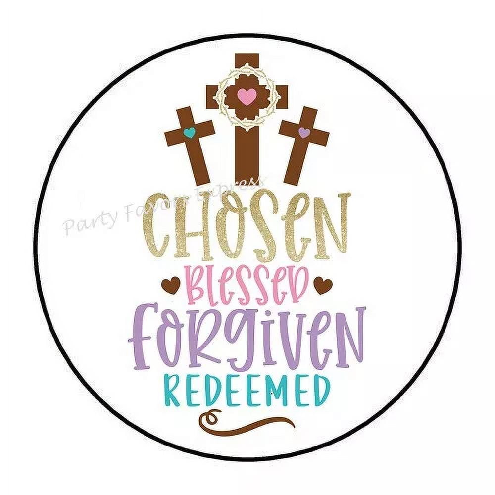 Chosen Blessed Easter Sticker Party Favors Sticker Envelope Seals ...