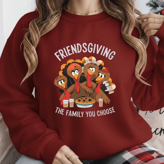 Chosen Family Friendsgiving Holiday Friendship Celebration Quote Art ...