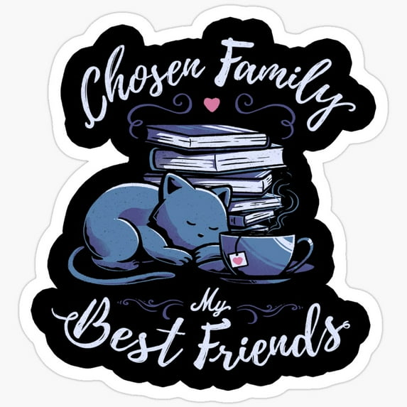 Chosen Family - My Best Friends Sticker Phone Decal Water Bottle ...
