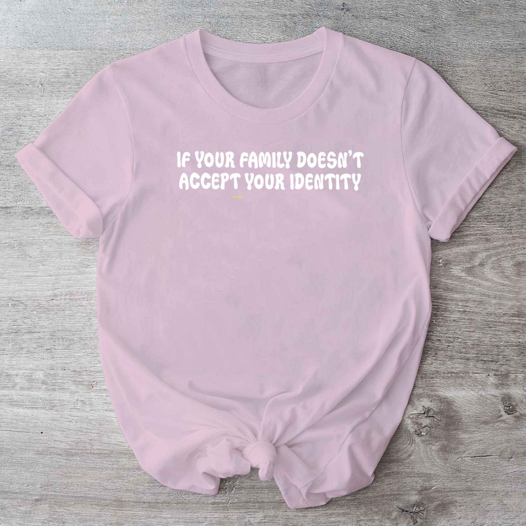 Chosen Family Pride Support Tee, Loving Affirmation Graphic Shirt ...